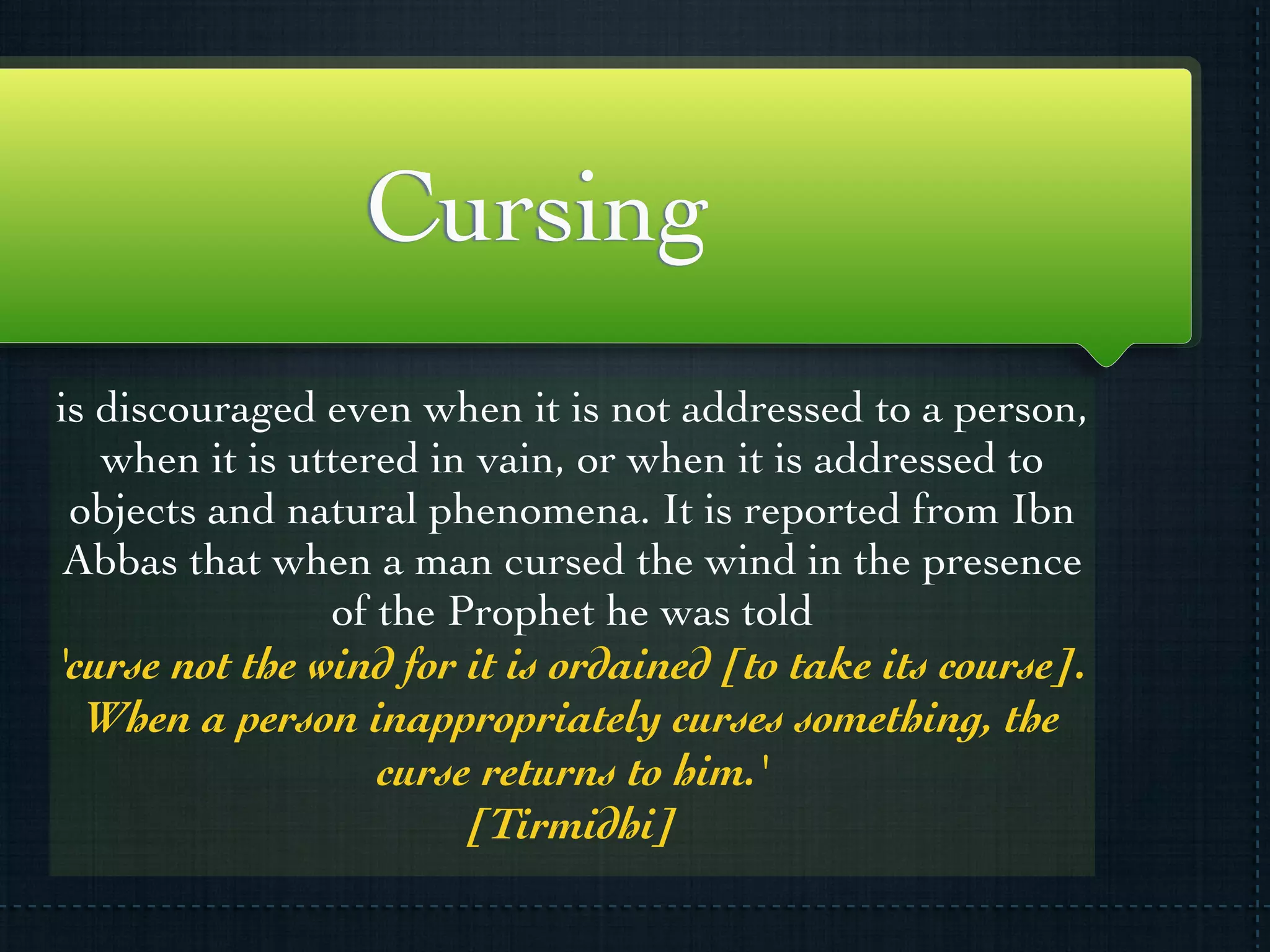 Cursing | PDF