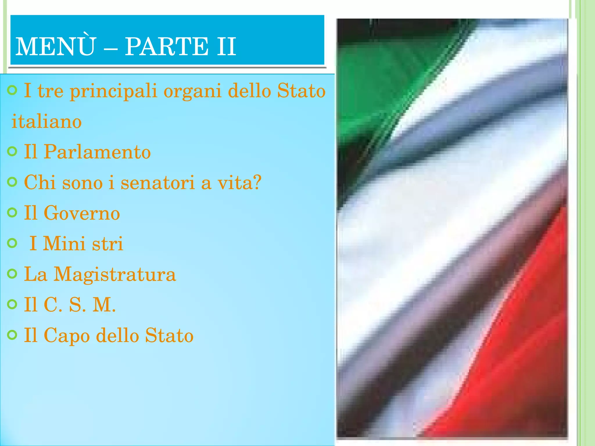 Cittadinanza e costituzione parte ii | PPT