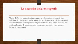 Crittografia | PPT