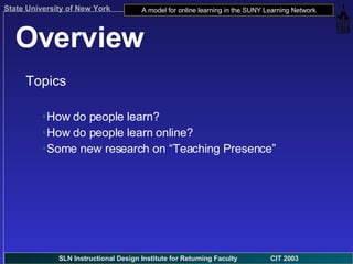 Teaching Presence | PPT