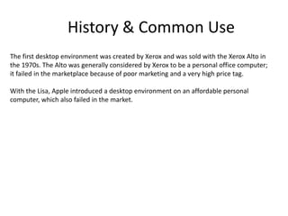 desktop interface | PPT