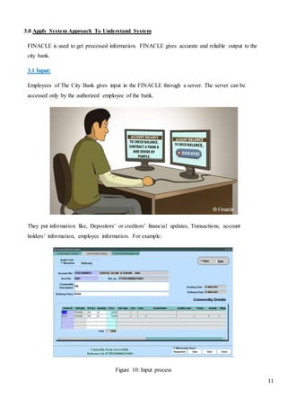 City bank - (FINACLE) Information System Report | DOCX