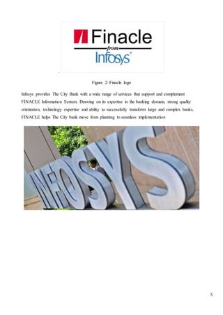 City bank - (FINACLE) Information System Report | DOCX