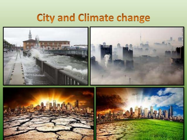 City and cliamte change | PPT