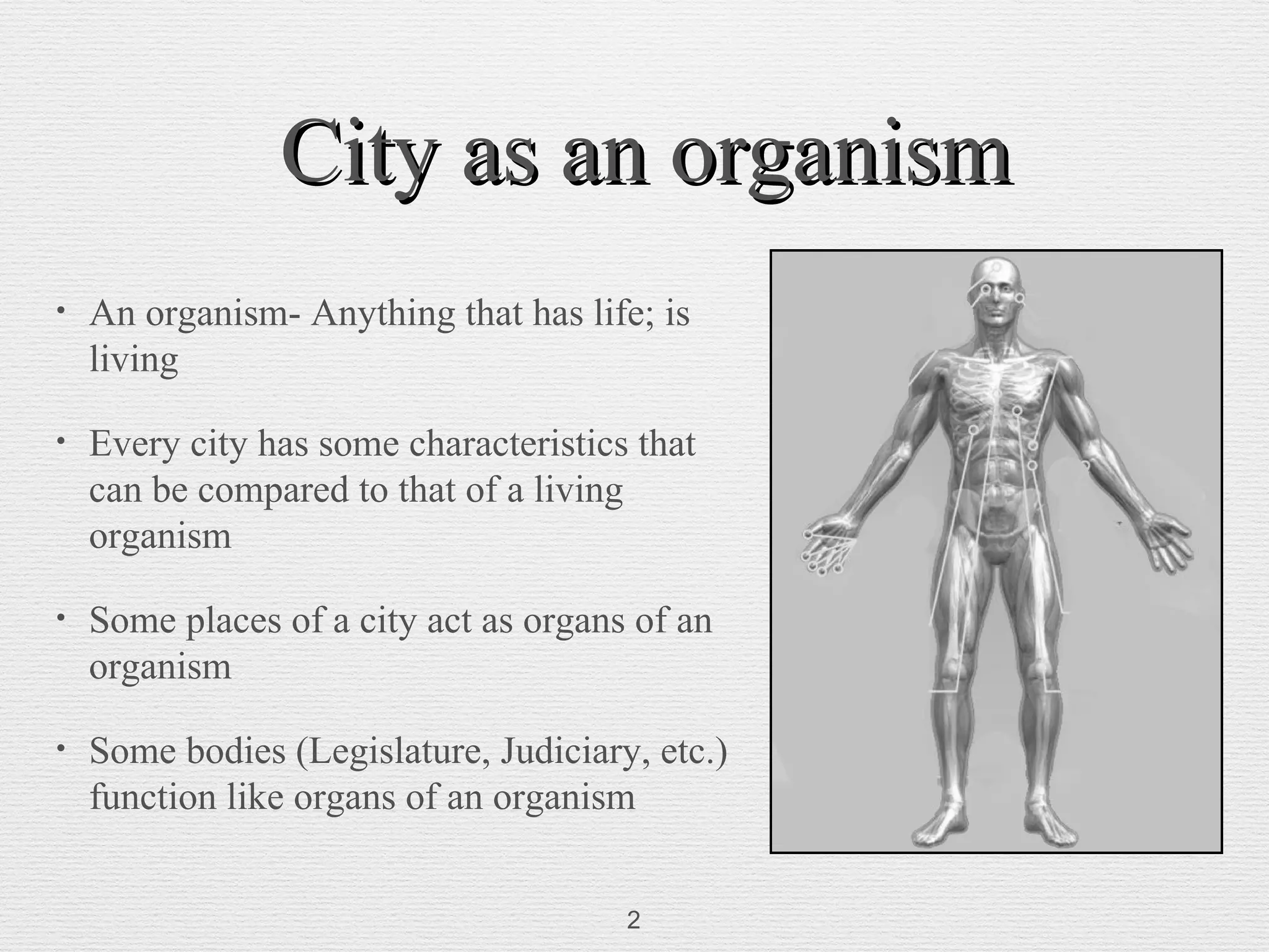 City as an organism | PPT