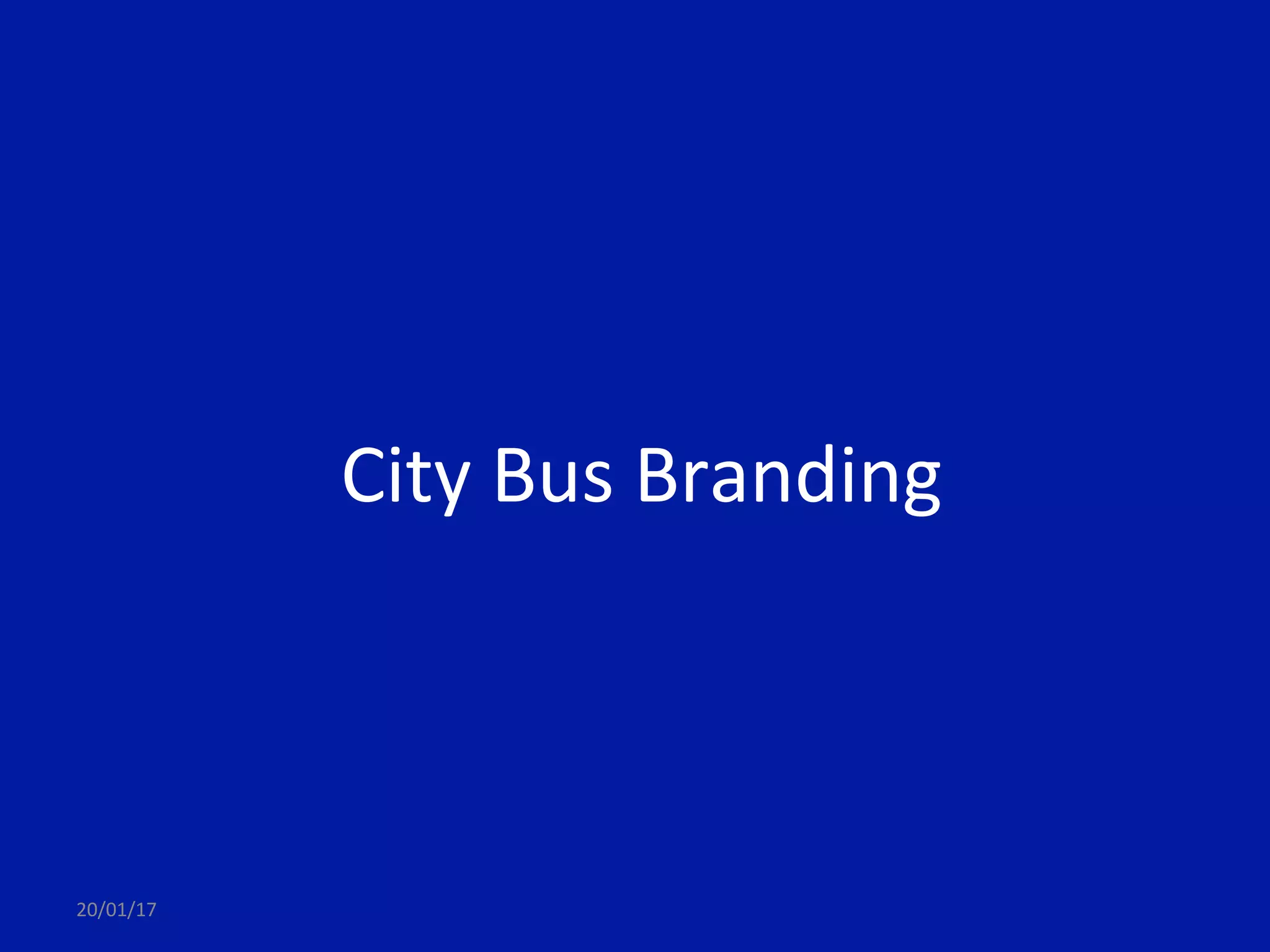 City Bus Branding | PDF