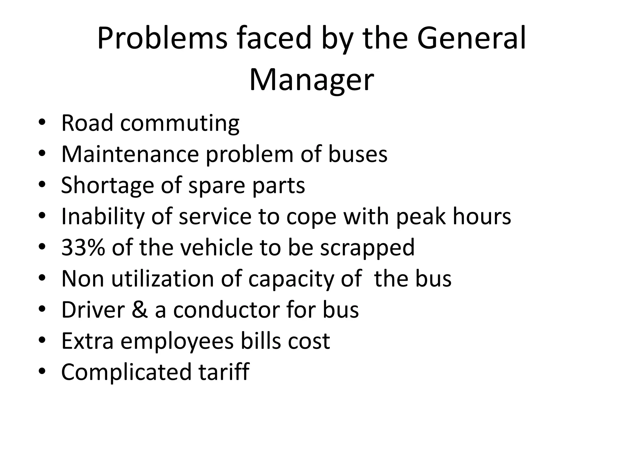 City bus services | PPTX