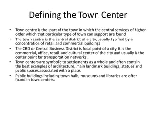 Planning of City centre | PDF