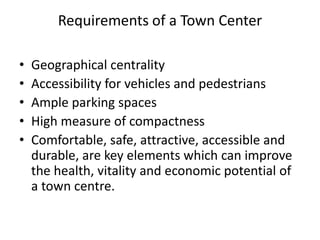Planning of City centre | PDF