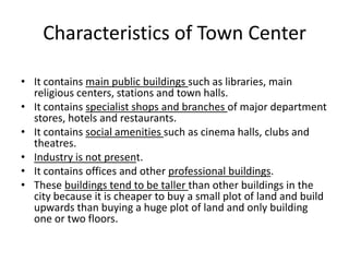 Planning of City centre | PDF