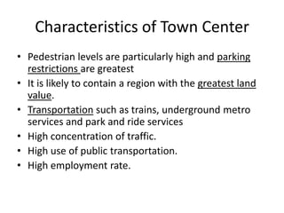 Planning of City centre | PDF