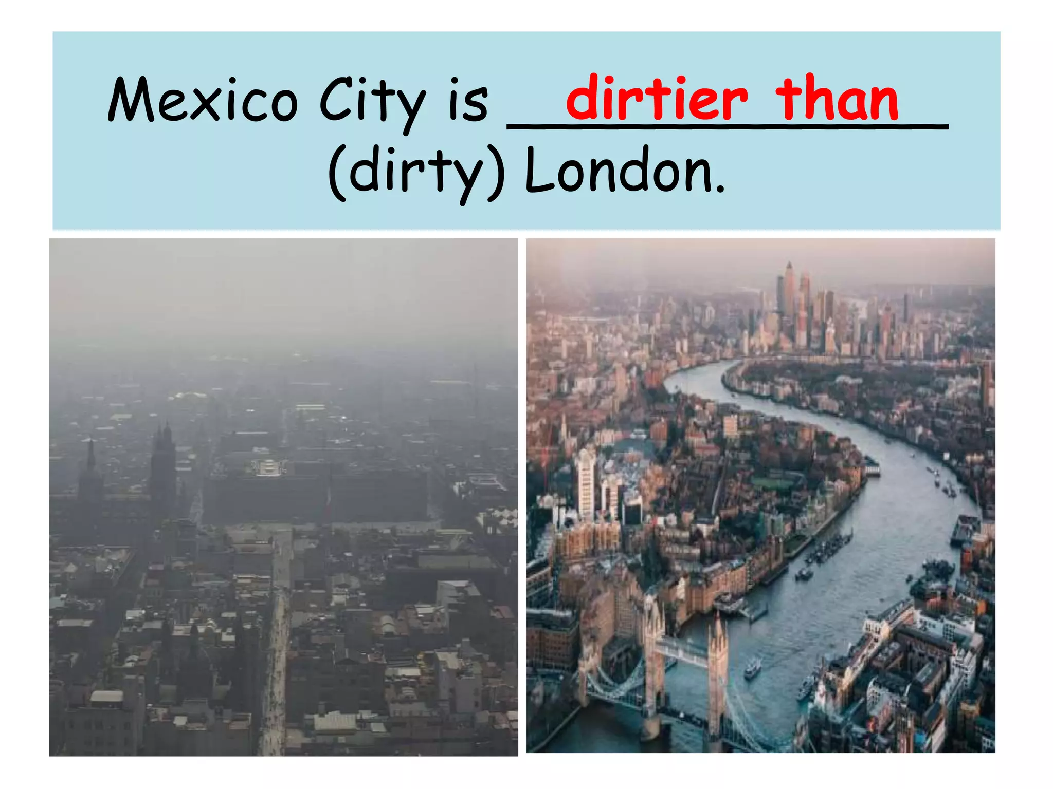 Comparing places | PPTX