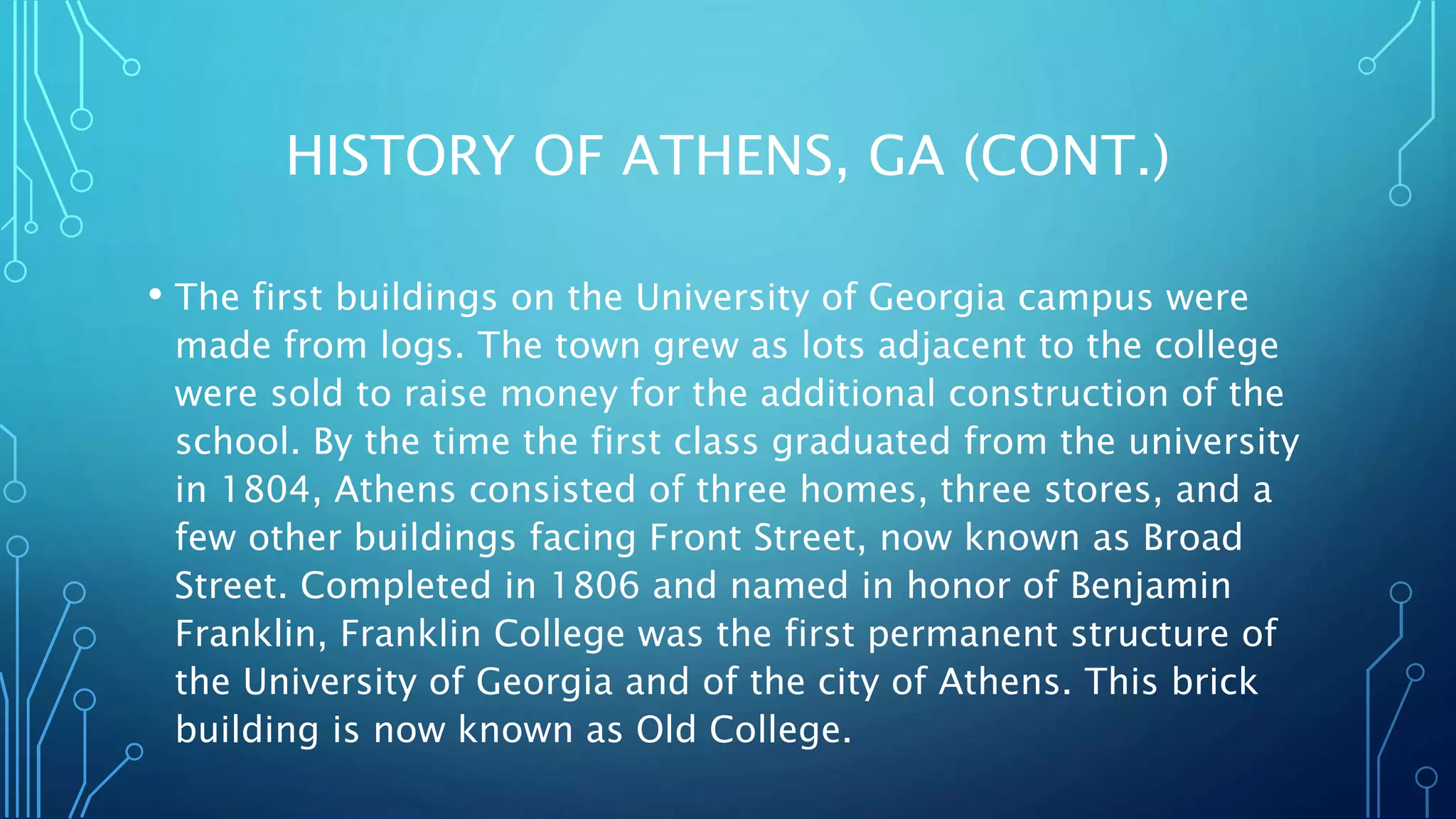 The City of Athens, GA | PPTX