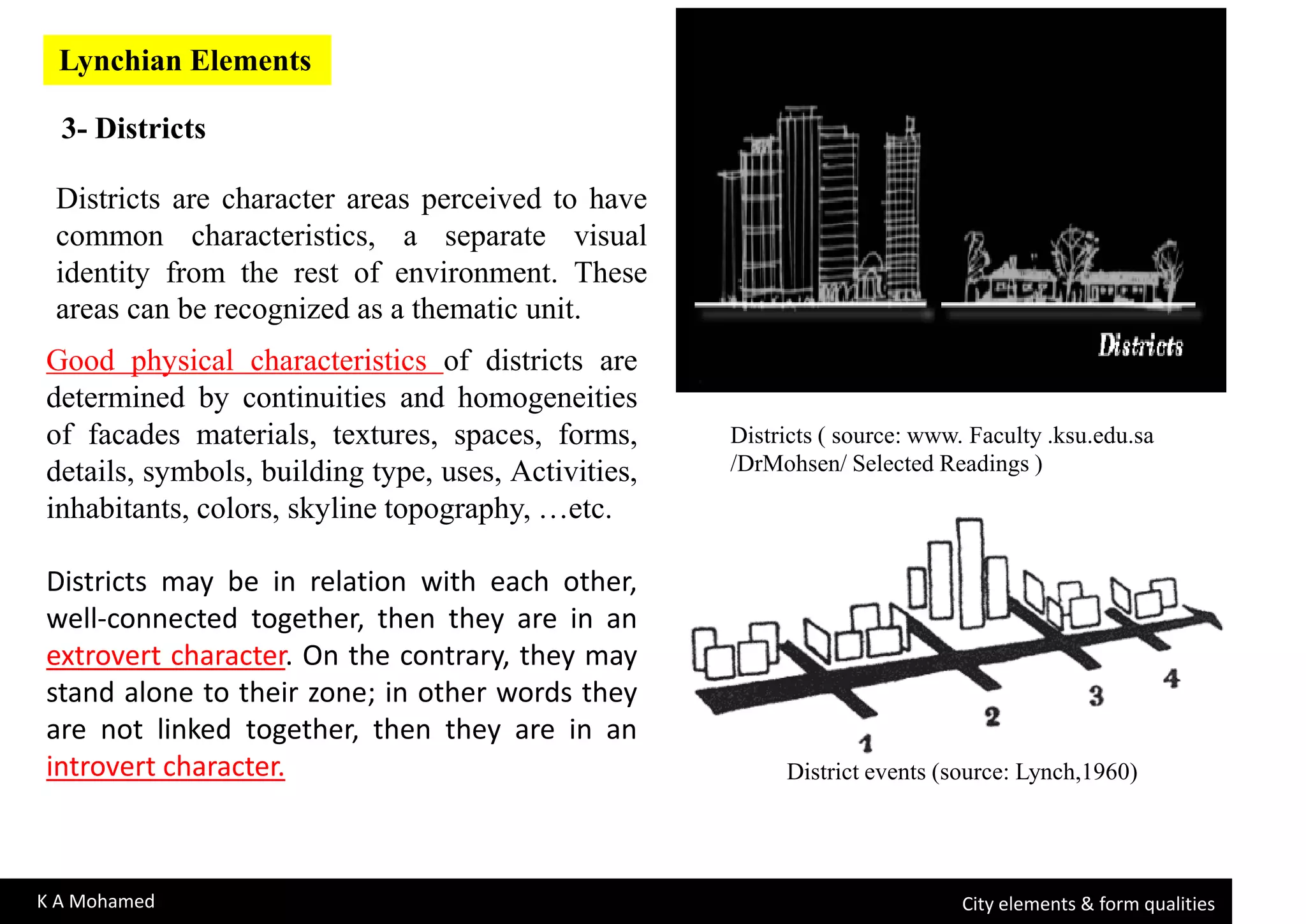 City elements & Form Qualities | PDF