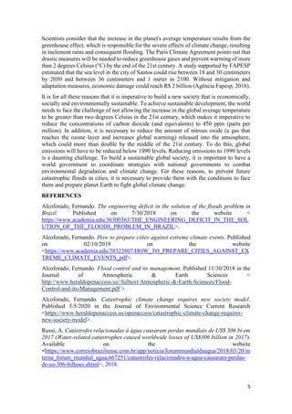 CITY FLOODS AND GLOBAL CLIMATE CHANGE | PDF