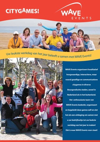 WAVE Events Citygame Brochure | PDF