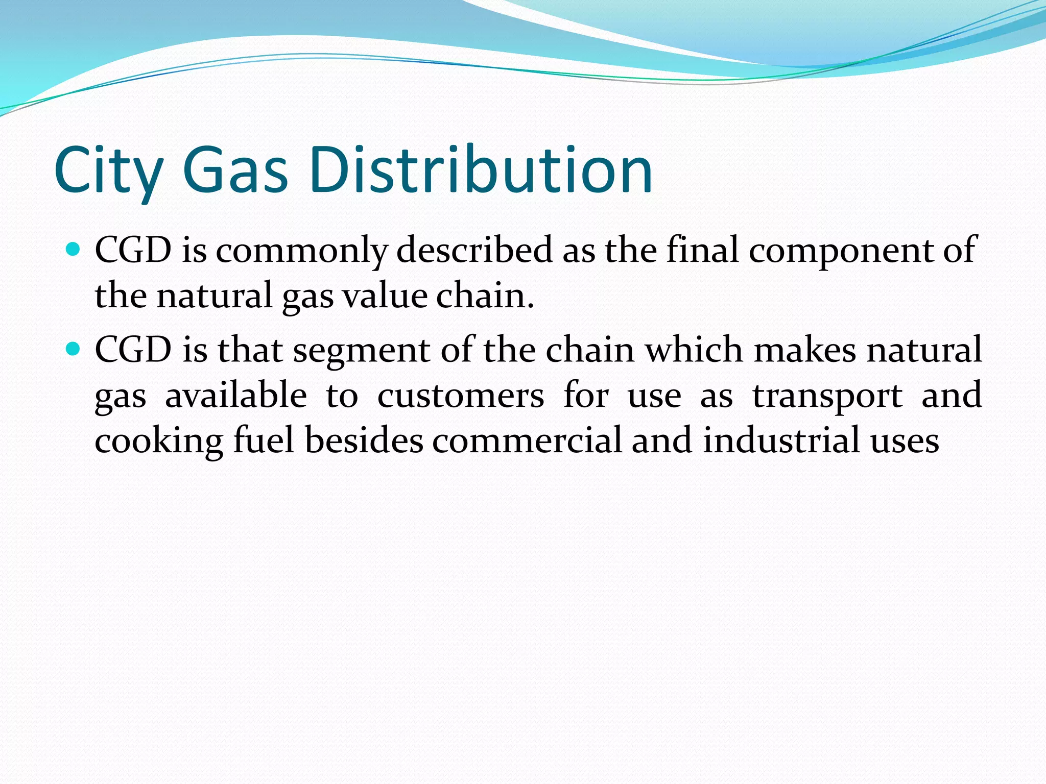 City gas distribution | PPTX