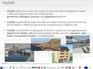 Use of CityGML standard in the context of Smart City | PPTX