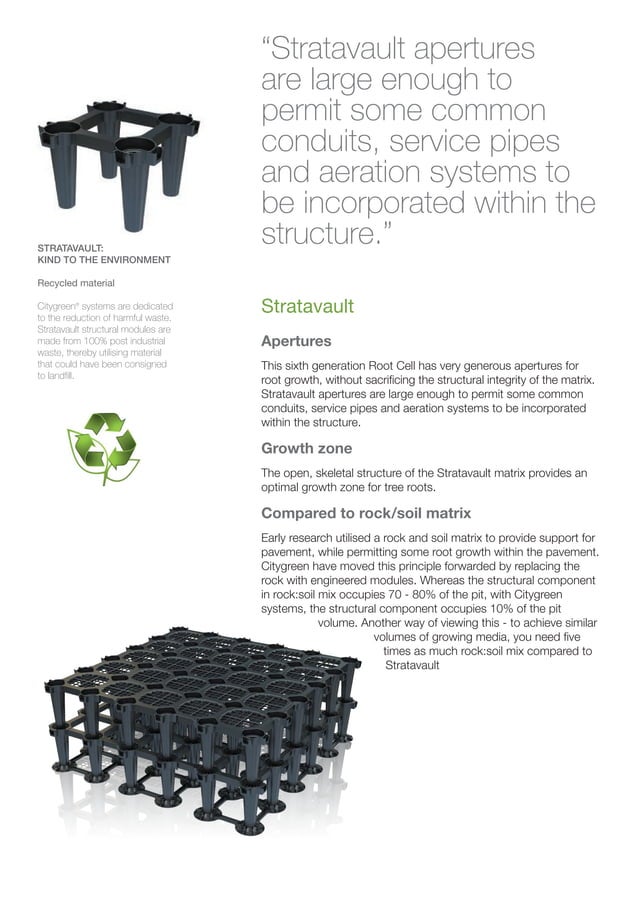 Stratavault™ - Leading the Way in Advanced Structural Soil Cells | PDF