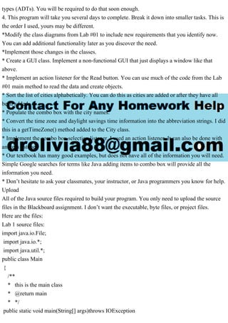 City GUIWrite a Java GUI program which reads data about US cities..pdf