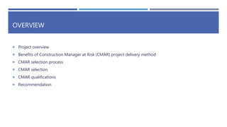 City Hall Construction Manager at Risk | PPTX