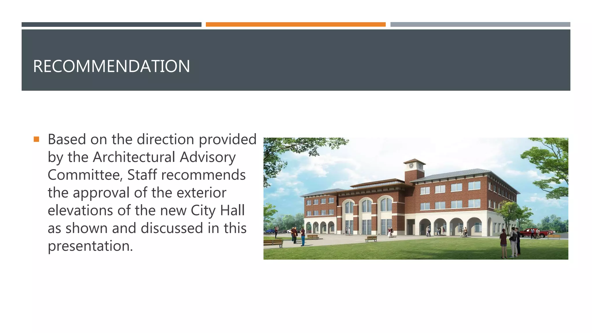 City Hall Exterior Design | PPTX