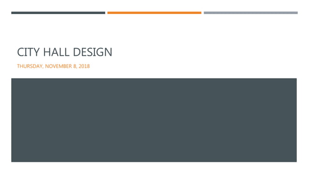 City Hall Exterior Design | PPT