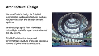 City Hall London, Norman Foster building description with building ...