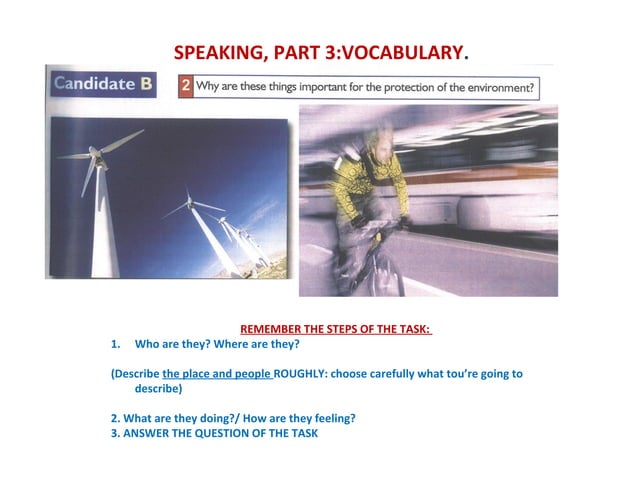 SPEAKING, PARTS 2, AND 4. CITY LIFE | PPT