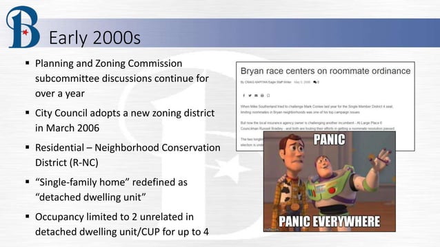 City of Bryan Neighborhood Protection Ordinances | PPTX | College ...