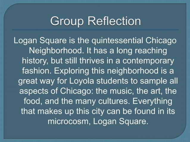 City of chicago presentation | PPTX