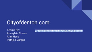 Cityofdenton.com