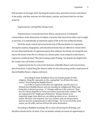 City of Dharma Realm field research report | DOCX