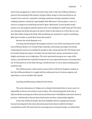 City of Dharma Realm field research report | DOCX