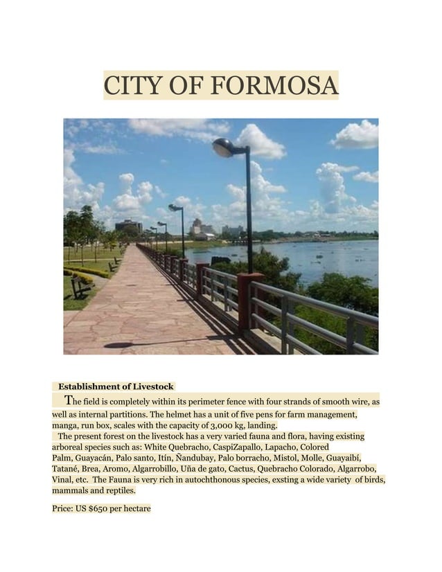 City of formosa | PDF
