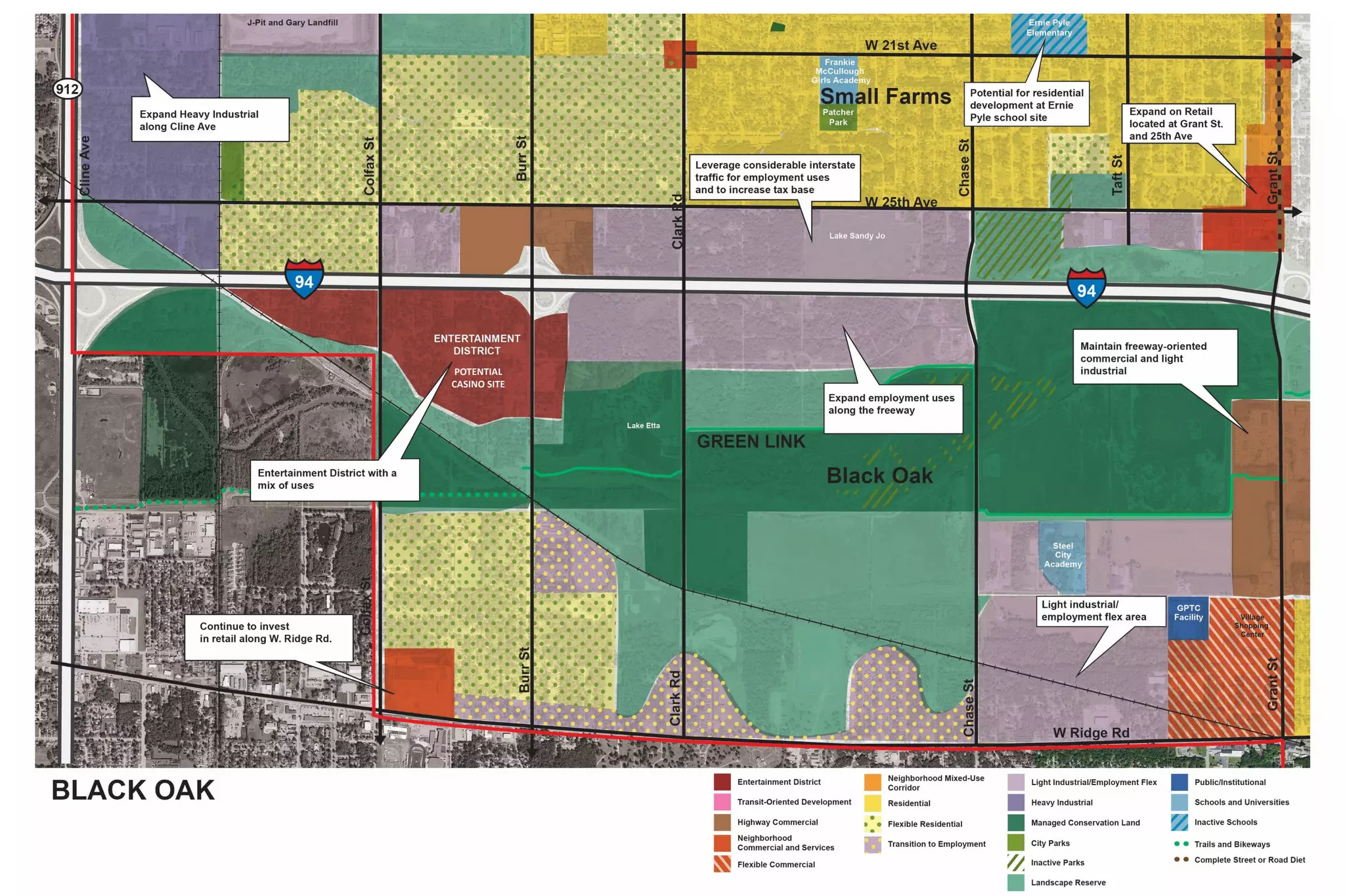 City of Gary Comprehensive Plan Exhibit_Maps_Land Use Designation | PDF