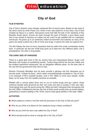 City of god | PDF