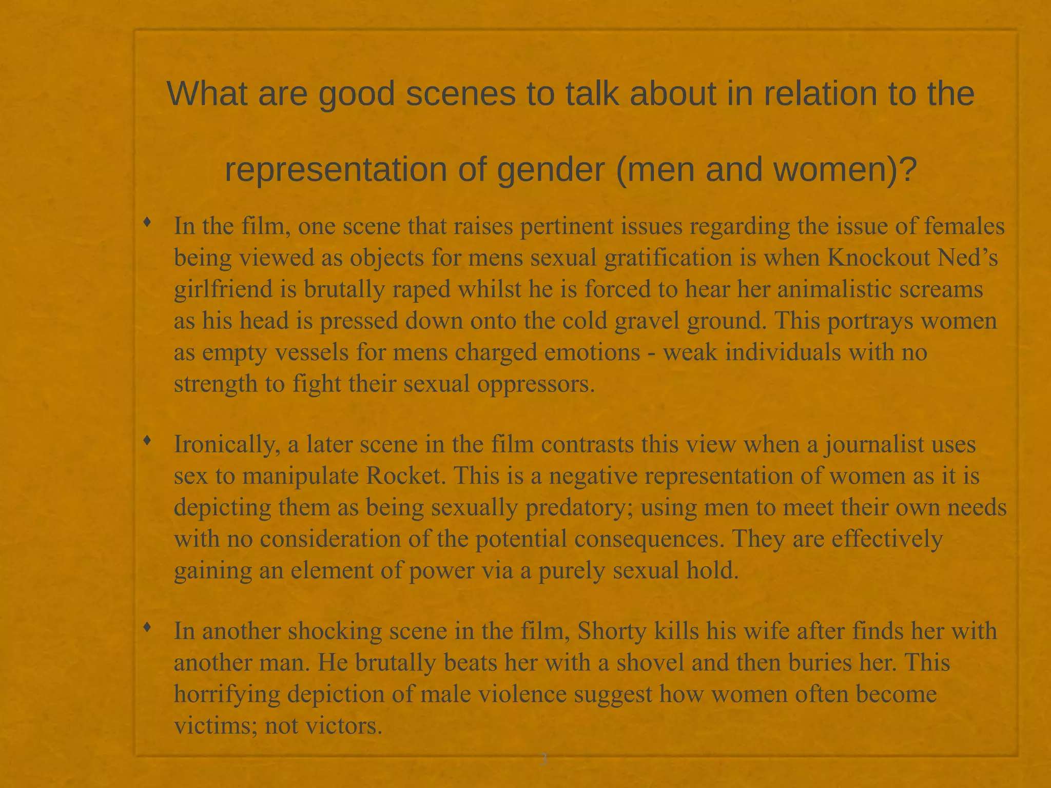 City of god gender | PPT