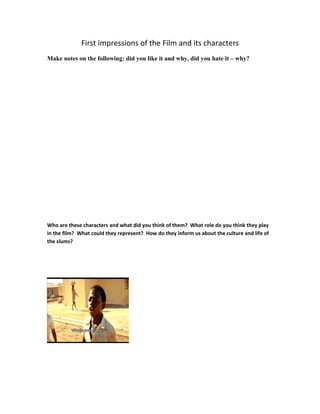 City of god booklet | DOC | Documentary | Genres