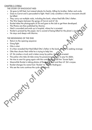 City of God A-Level Film Studies student booklet e-book workbook study ...