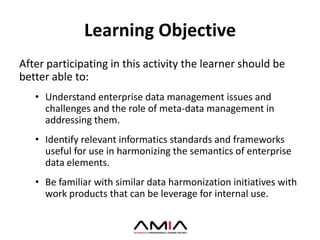 City of hope research informatics common data elements | PPTX