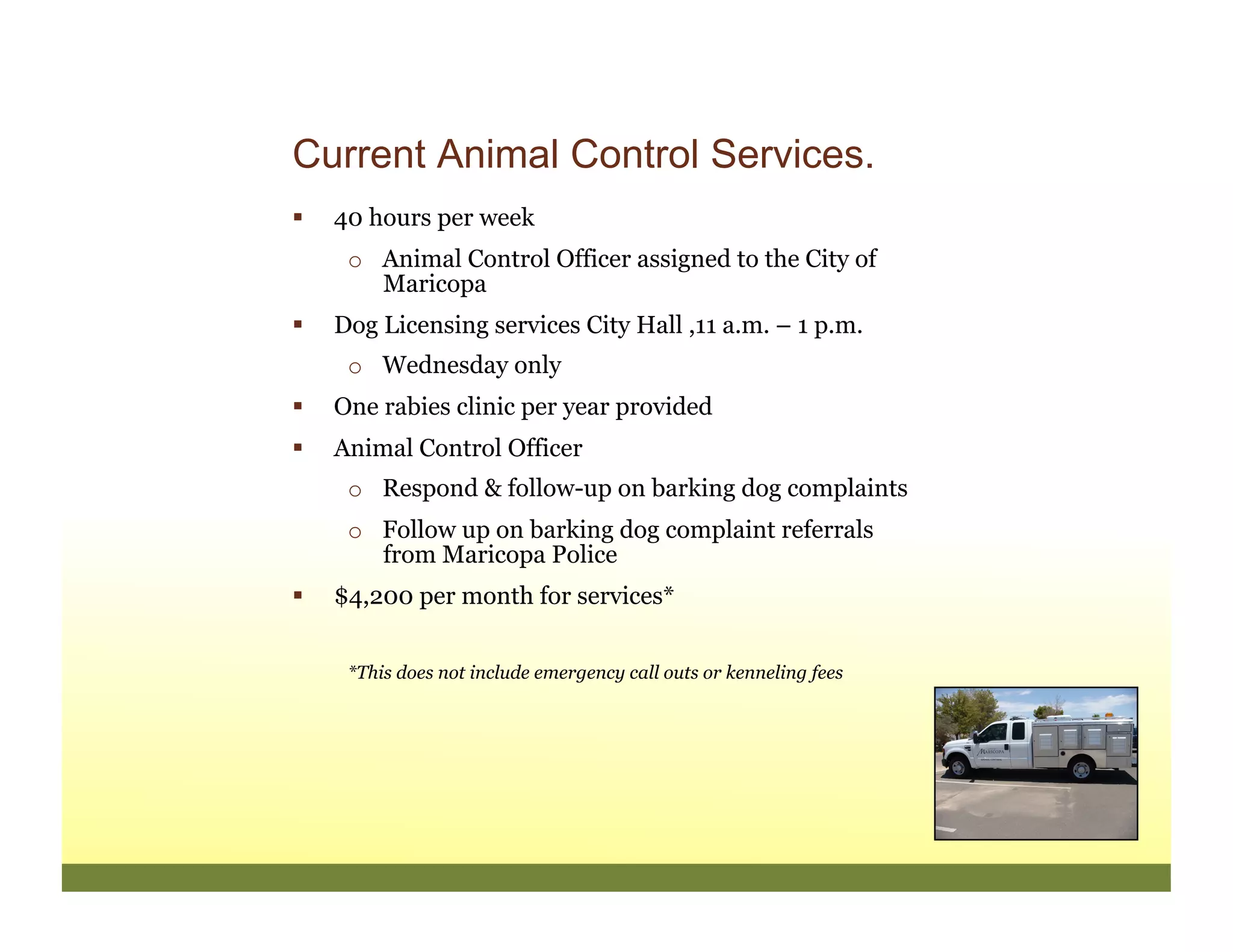 Maricopa Animal Control Presentation | PDF