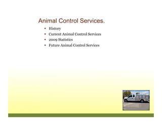 Maricopa Animal Control Presentation | PDF