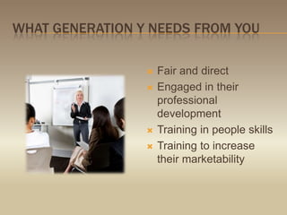 Generation Y in Workplace | PPTX