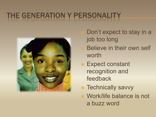 Generation Y in Workplace | PPTX