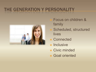 Generation Y in Workplace | PPTX