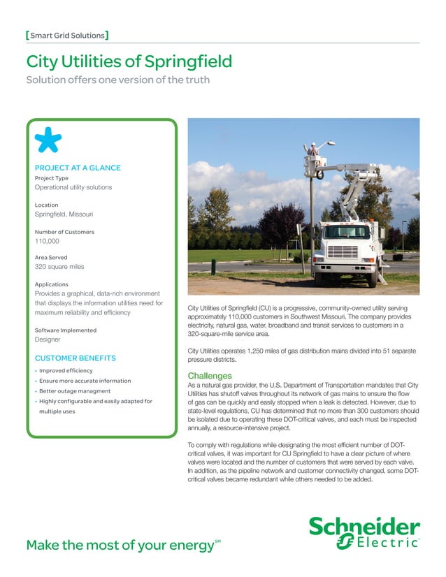 [Case study] City Utilities of Springfield - Solution offers one ...