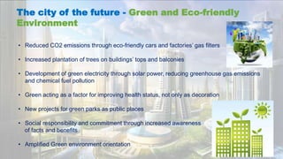 City of the future final | PPT