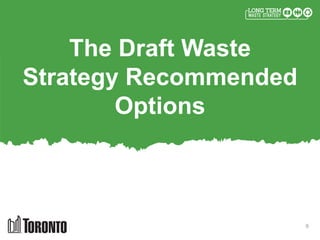 City of Toronto - Long Term Waste Management Strategy - Phase 3 ...