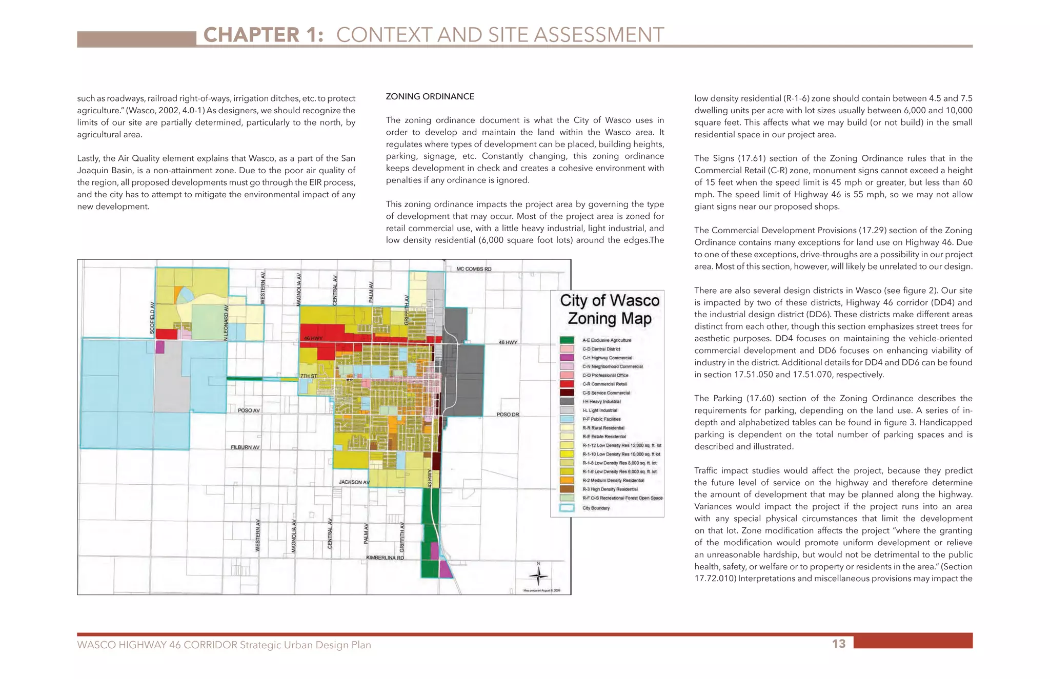 City of Wasco, CA Highway 46 Corridor Strategic Strategic Urban Design ...